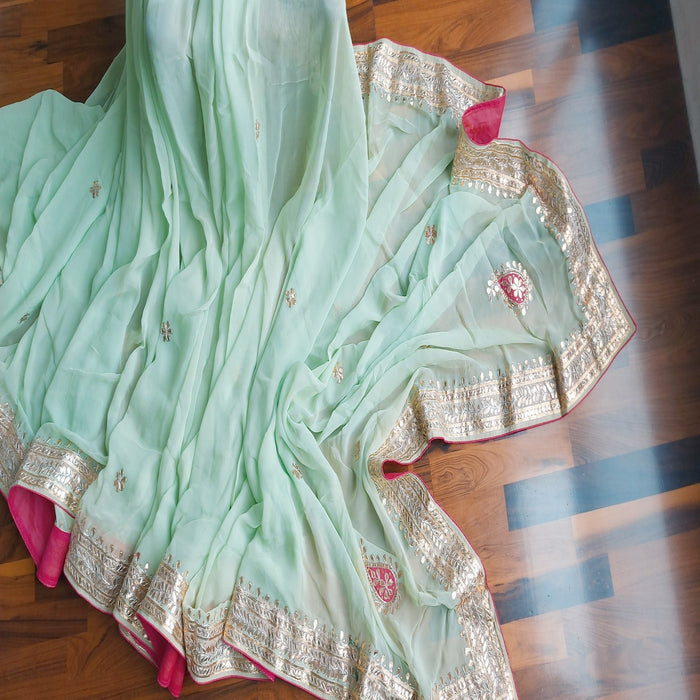 Heavy Gota Patti Sarees, Jaipuri Gota patti Sarees & Rajashthani Gota ...